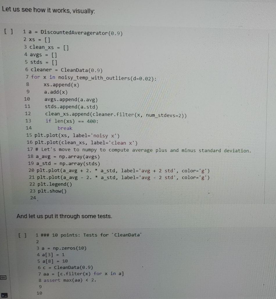 Solved Question 2: Implementing a CleanData class Complete | Chegg.com