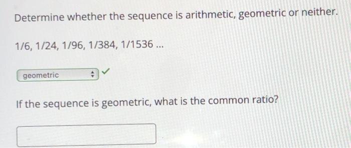 Solved Find the common ratio and write out the first four | Chegg.com