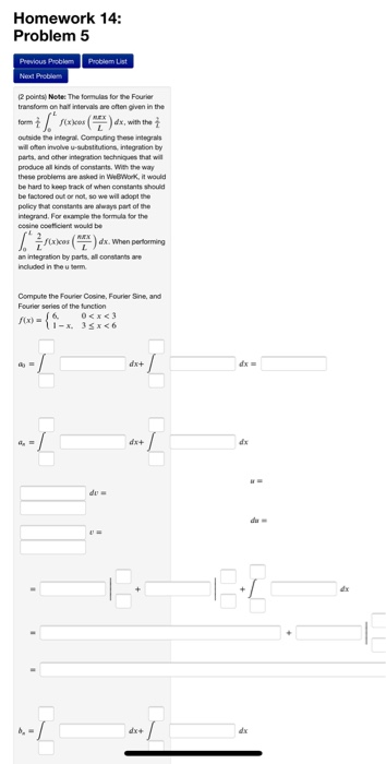 Solved Homework 14 Problem 5 Previous Problem Problem List 4851