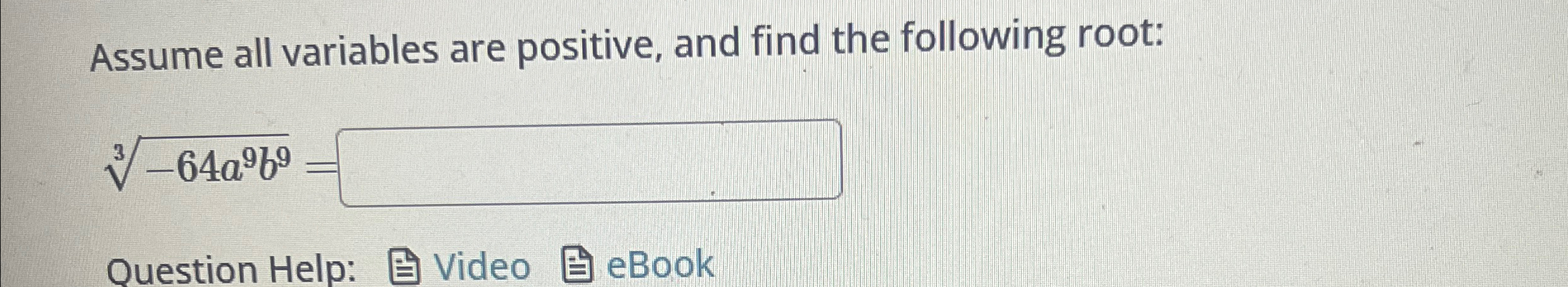Solved Assume all variables are positive, and find the | Chegg.com