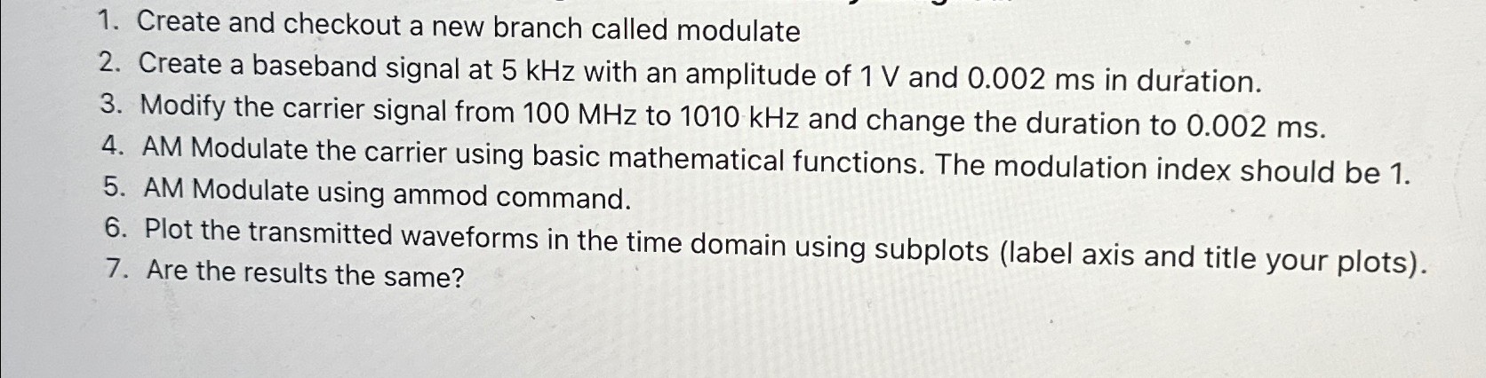 Solved Create and checkout a new branch called | Chegg.com