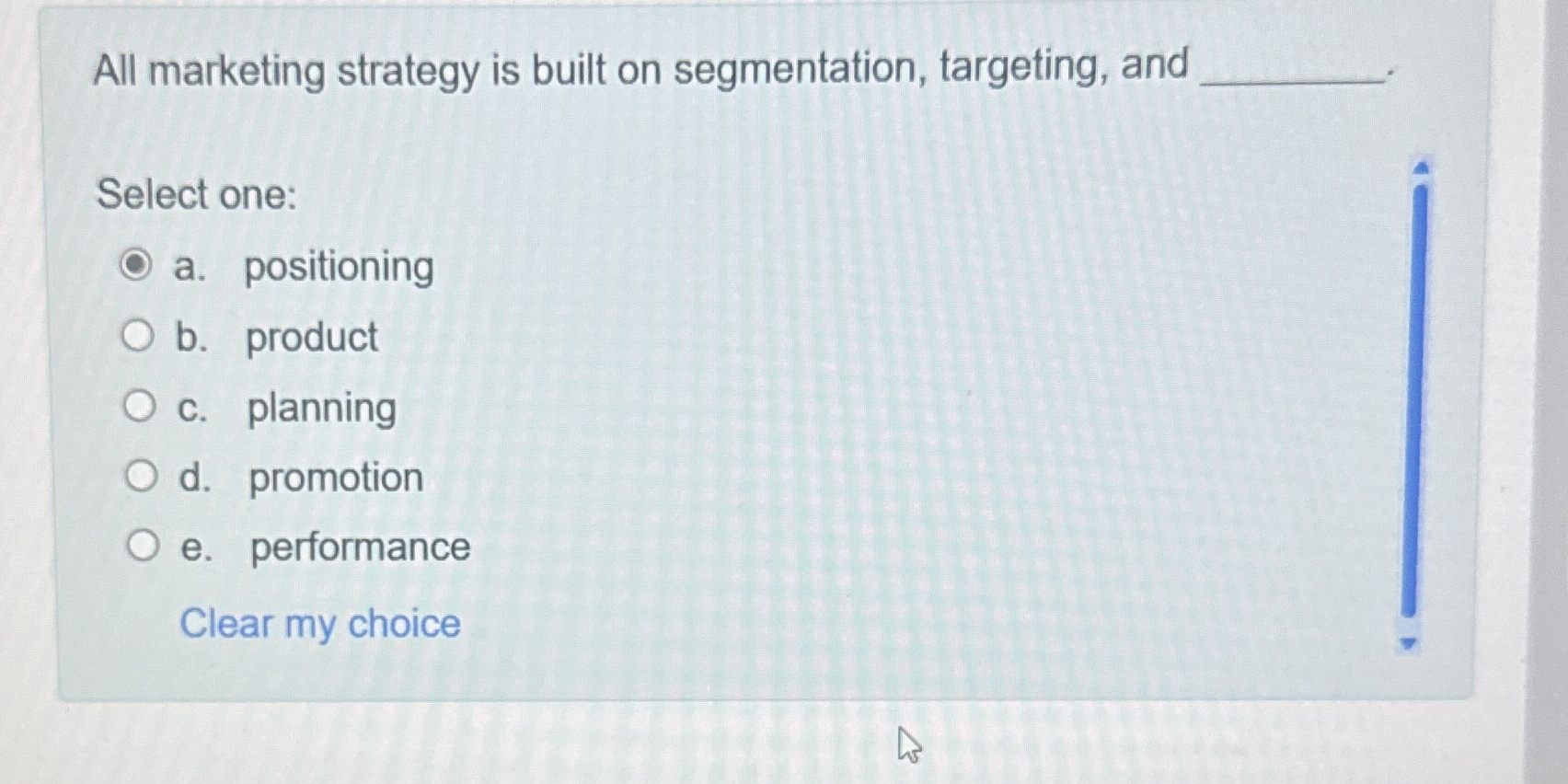 Solved All marketing strategy is built on segmentation, | Chegg.com
