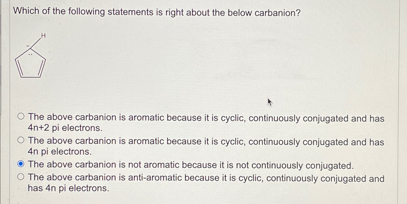 Solved Which of the following statements is right about the | Chegg.com
