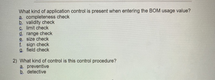Solved PP04: 1) In this exercise, you create the BOM for | Chegg.com