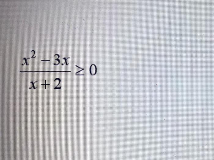 Solved х2 — 3х 20 X 2