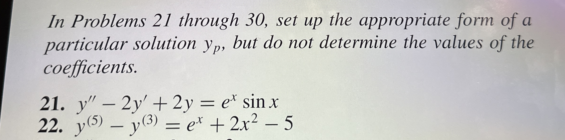 Solved In Problems 21 ﻿through 30, ﻿set up the appropriate | Chegg.com