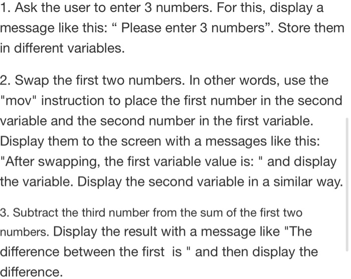 Solved 1. Store the value 34 in binary in a register and | Chegg.com