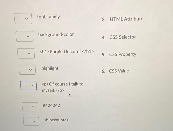 Solved Match each CSS or JavaScript framework to the reason | Chegg.com