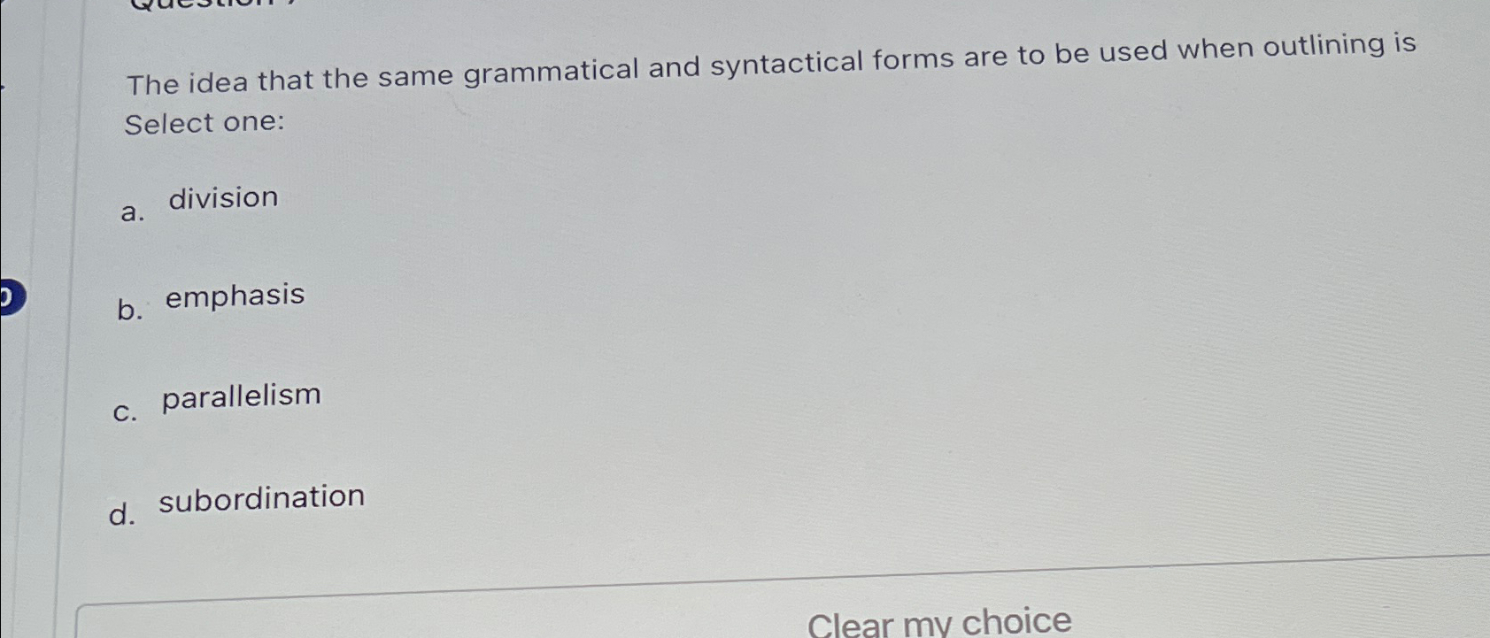 Solved The idea that the same grammatical and syntactical | Chegg.com