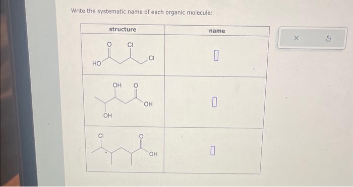 Solved Classify each of the molecules below. Classify each | Chegg.com