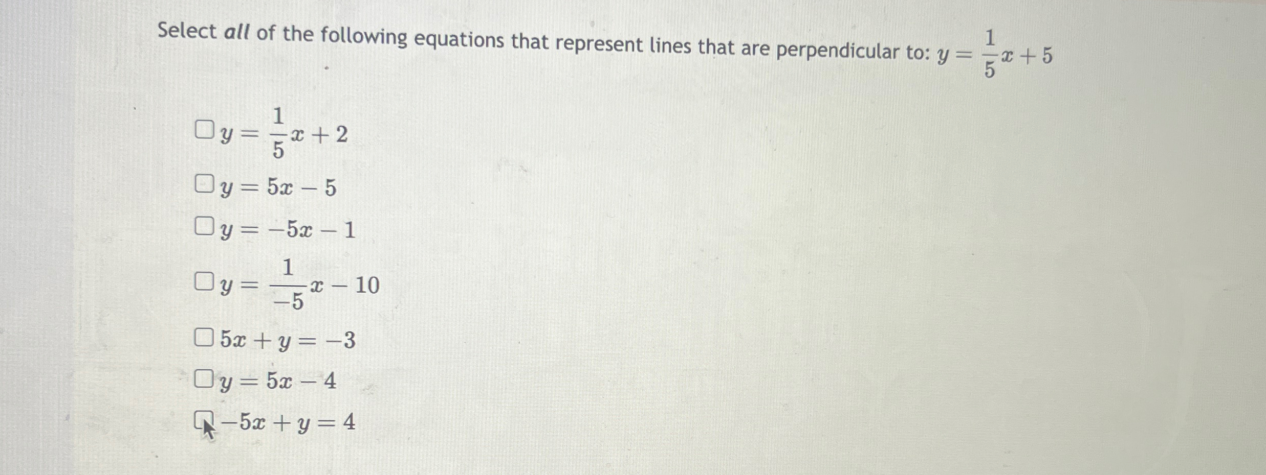 Solved Select all of the following equations that represent | Chegg.com