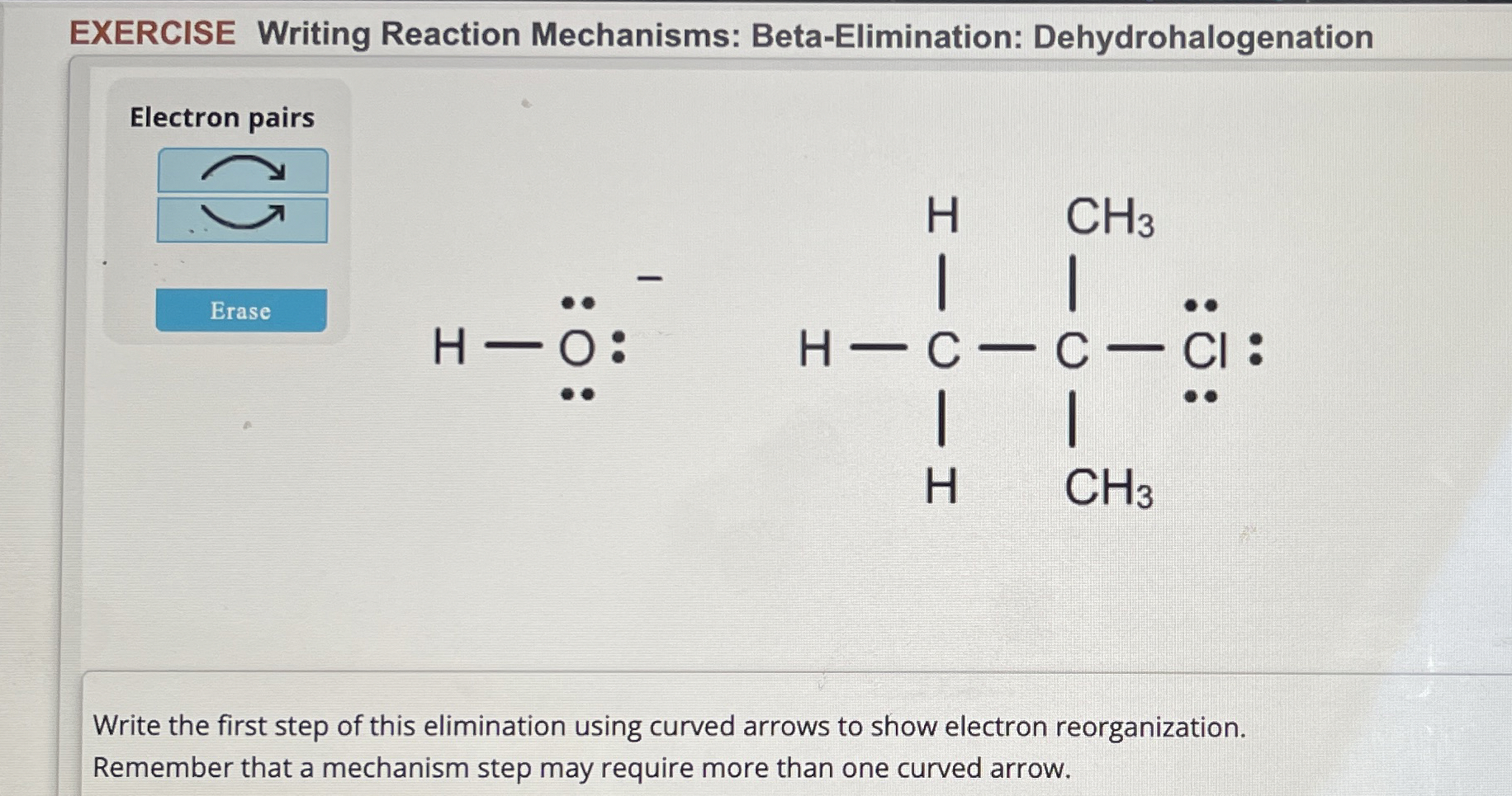 Solved EXERCISE Writing Reaction Mechanisms: | Chegg.com