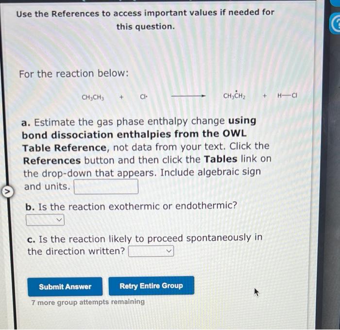 Solved Use the References to access important values if | Chegg.com