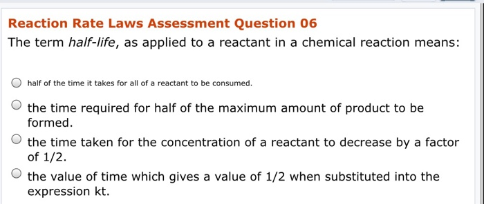 Solved Reaction Rates Assessment Question 04 Select all of | Chegg.com