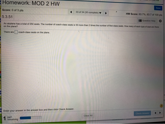 Solved Homework Mod 2 Hw Save Score 0 Of 3 Pts 33 Of 34