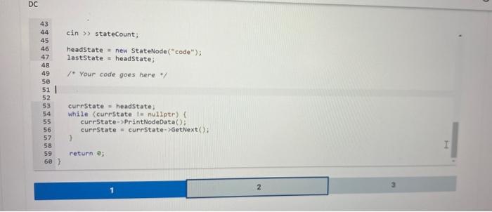 Solved String Statecount Is Read From Input As The Number Of
