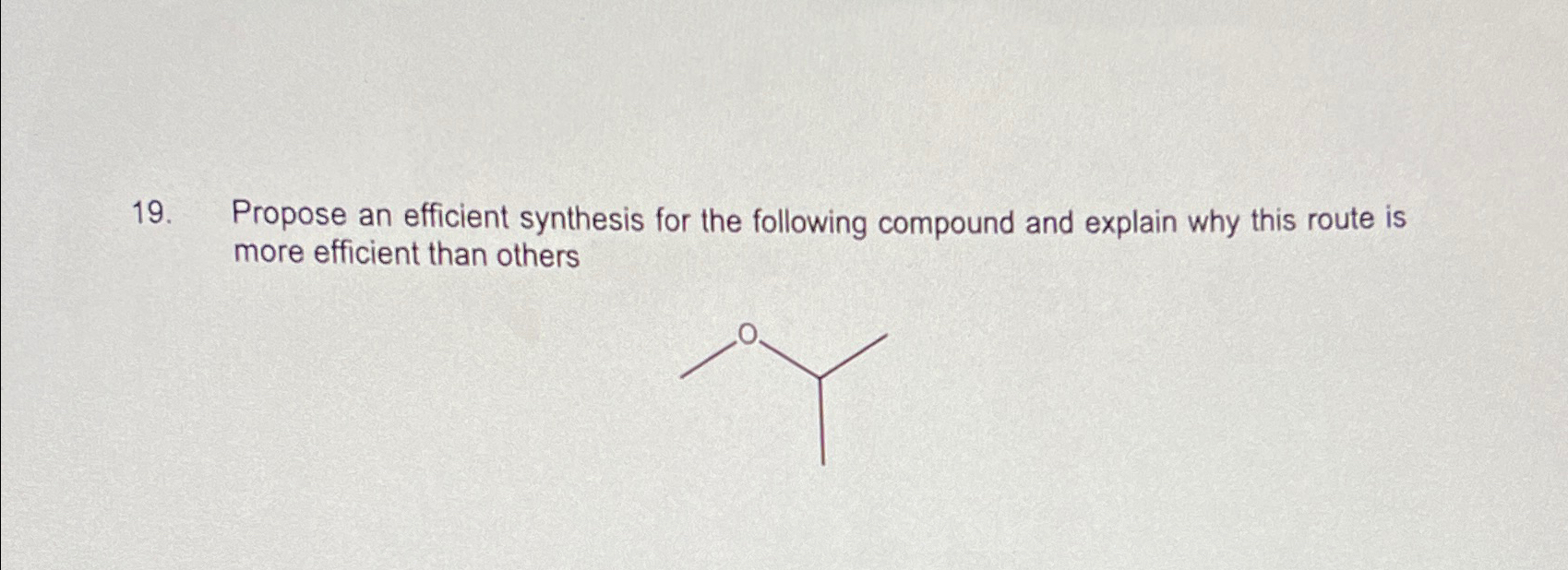 Solved Propose an efficient synthesis for the following | Chegg.com