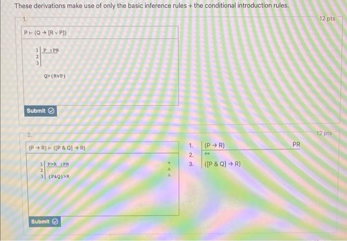 Solved PR/AS R & Intro & Elim 1. A DJ. A Basic Inference | Chegg.com
