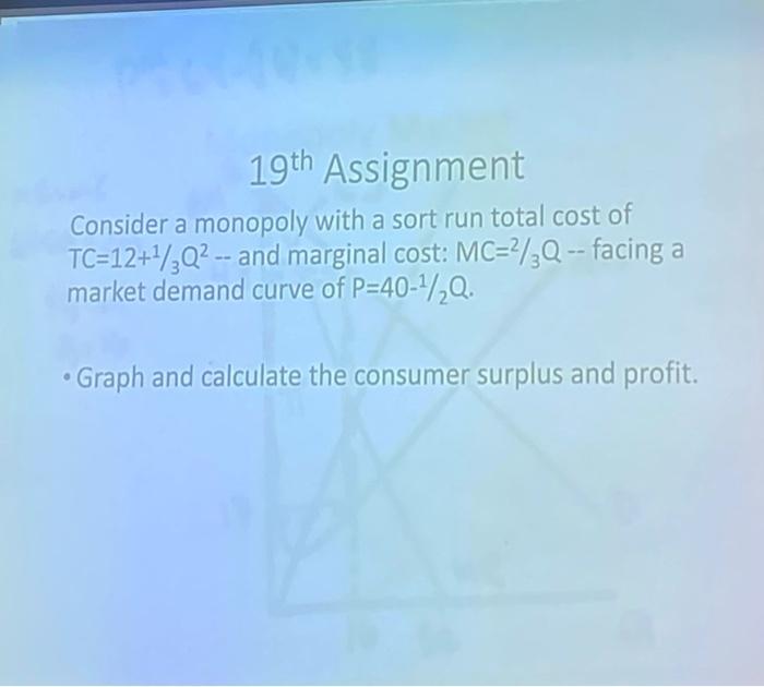 Solved Consider a monopoly with a sort run total cost of | Chegg.com