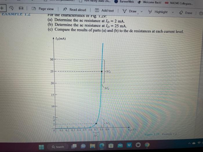 Solved 27. Determine the static or dc resistance of the | Chegg.com