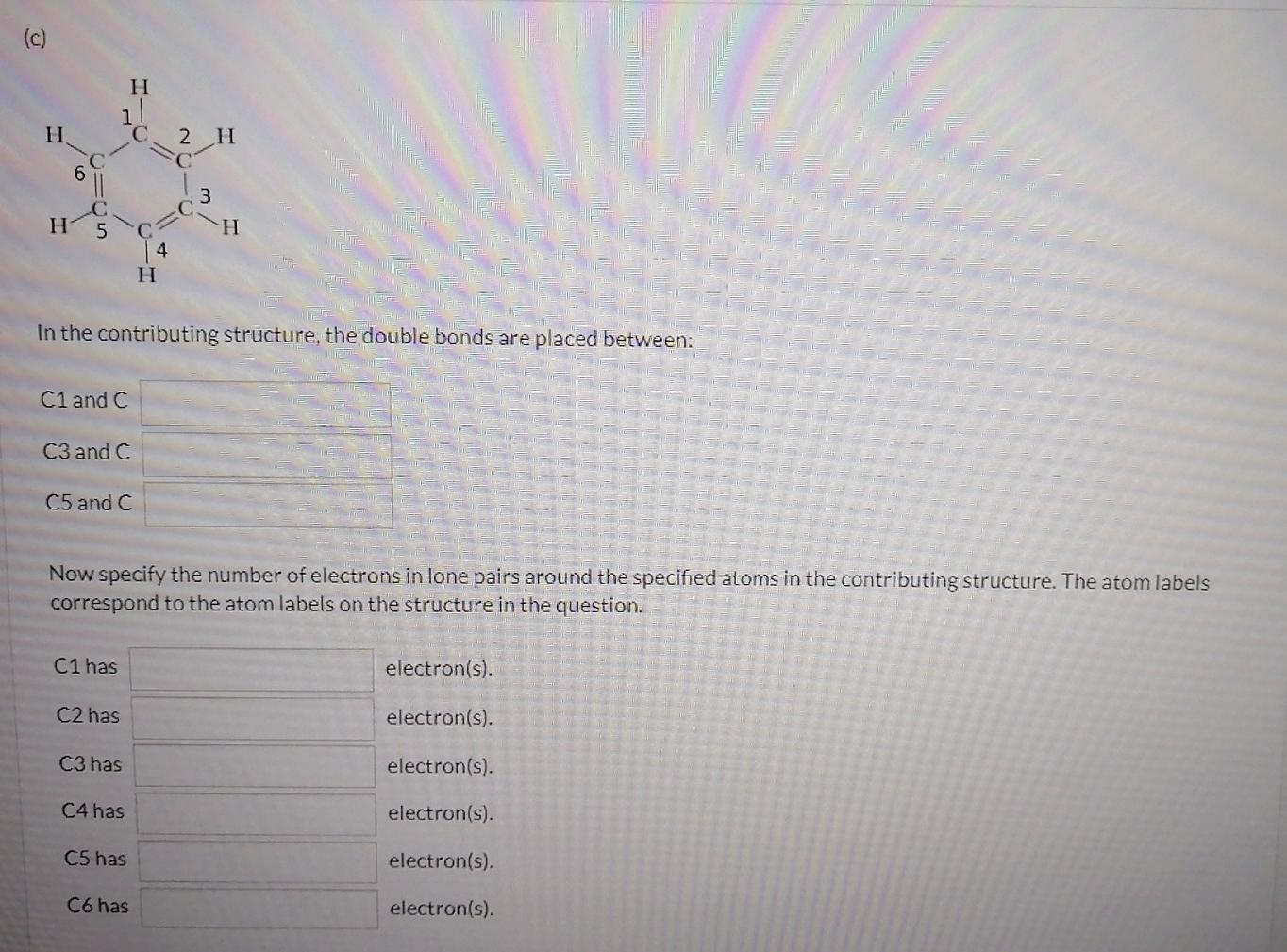 Solved Draw acceptable contributing structure(s) for each of | Chegg.com