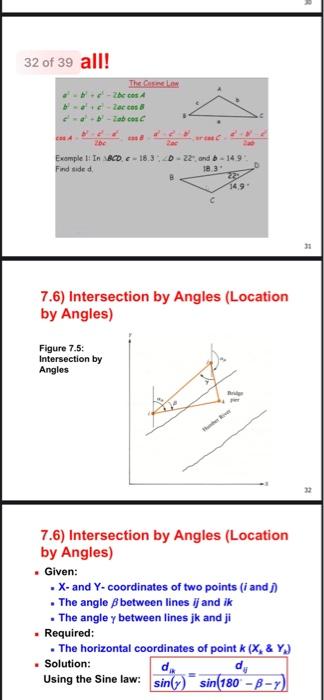 Solved The horizontal angle measured clockwise | Chegg.com
