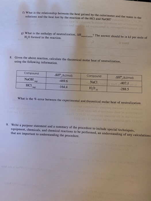 NAME Experiment 14 PRE-LABORATORY PROBLEMS 1 The | Chegg.com