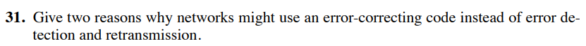 Solved Give two reasons why networks might use an | Chegg.com