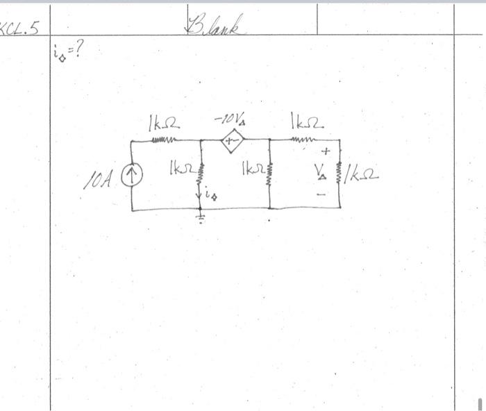 Solved help with KCL circuits please | Chegg.com