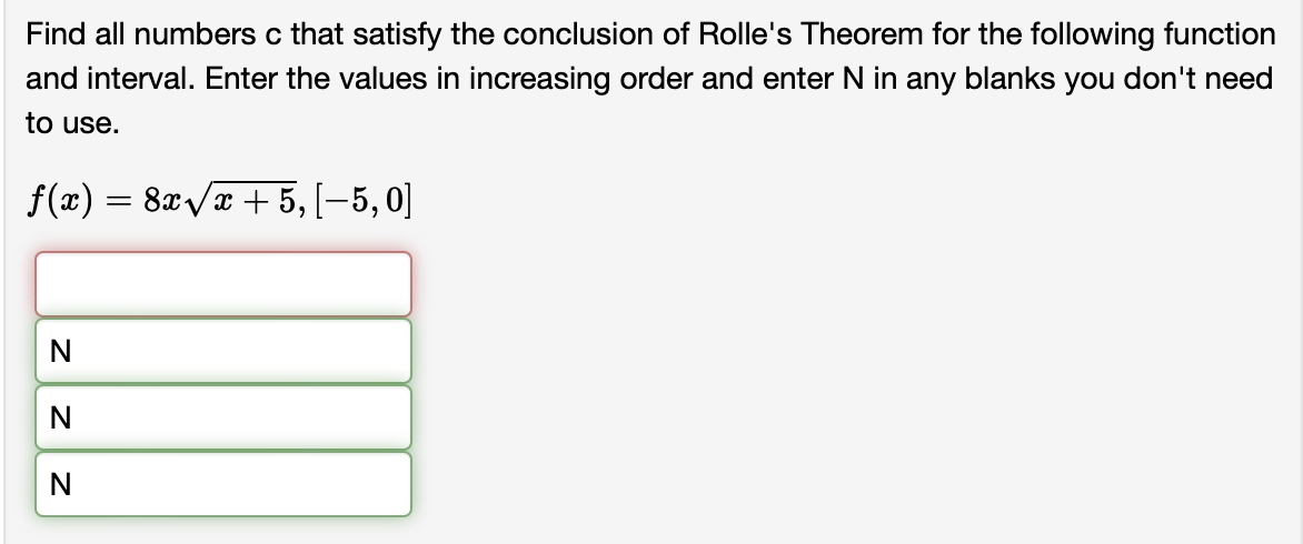 Solved Find all numbers c ﻿that satisfy the conclusion of | Chegg.com