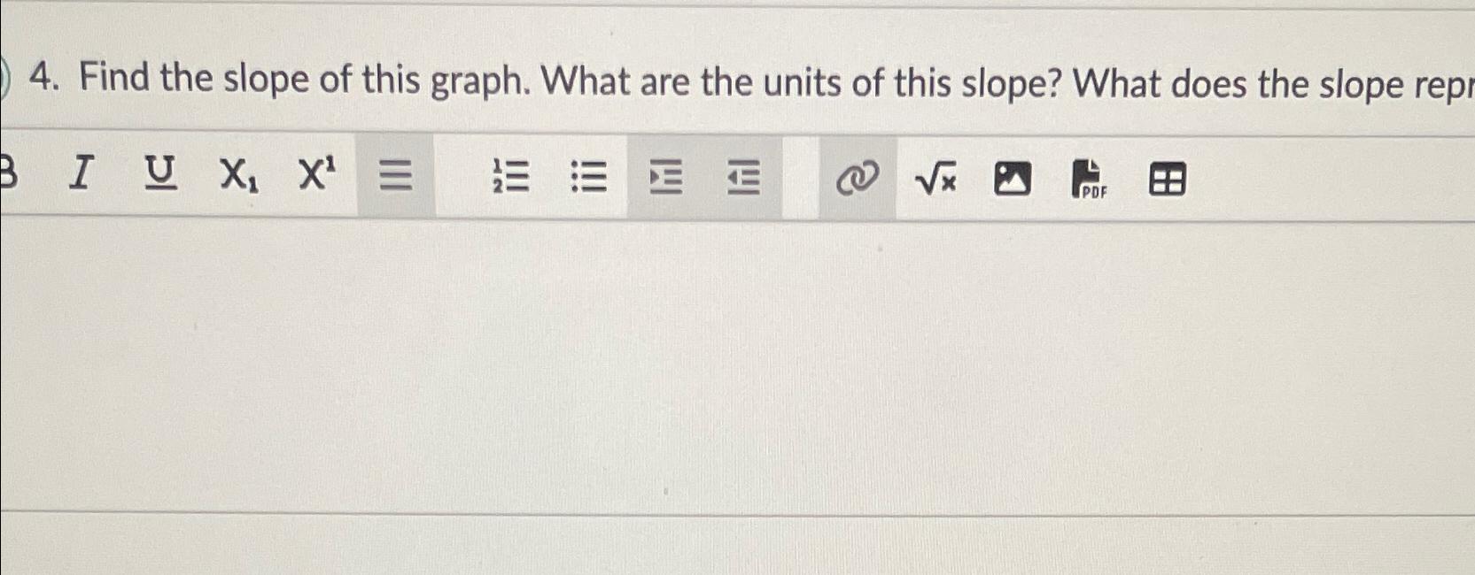 Find the slope of this graph. What are the units of | Chegg.com