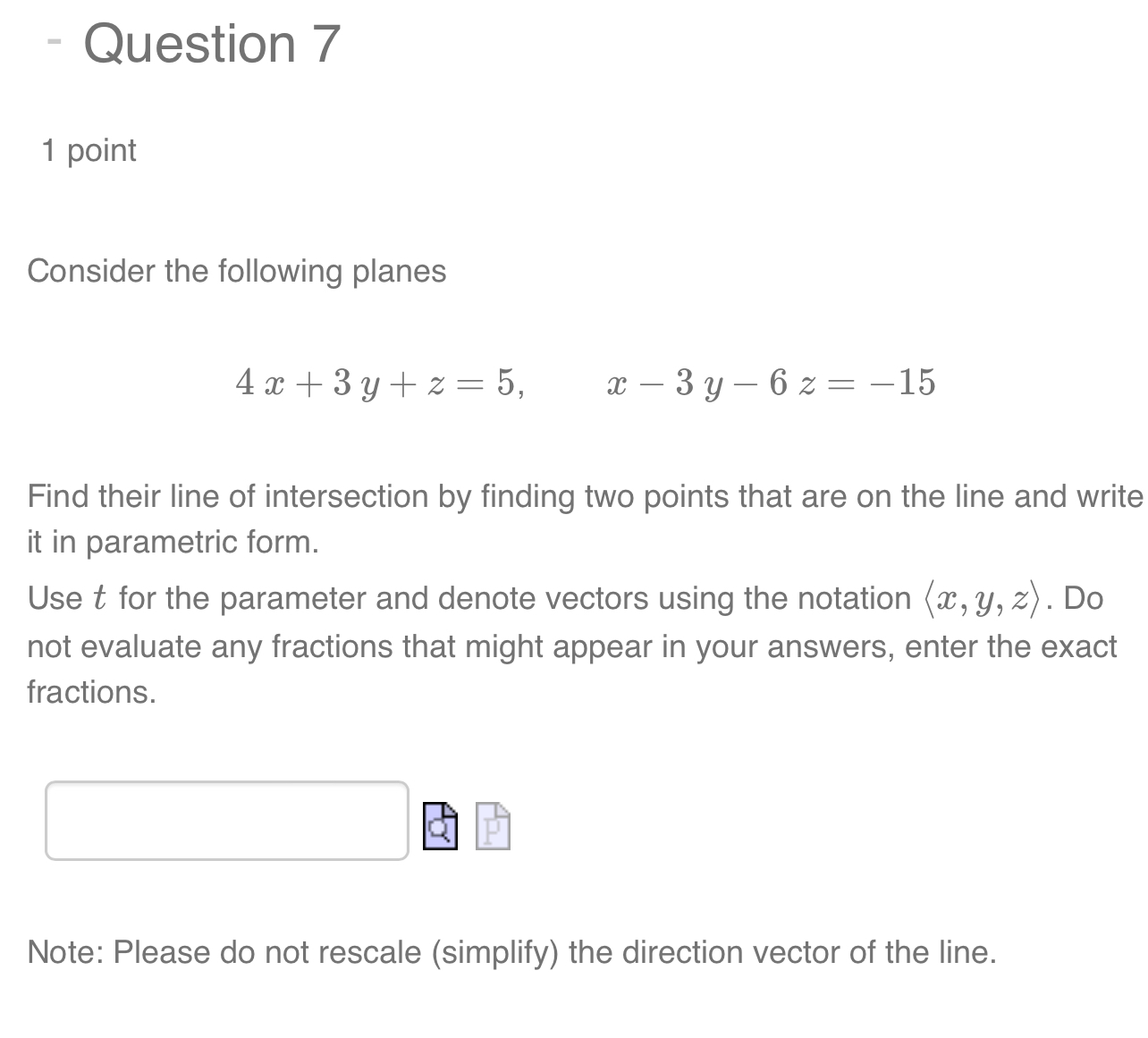 Solved Question 71 pointConsider the following | Chegg.com Solved Question 71 pointConsider the following | Chegg.com