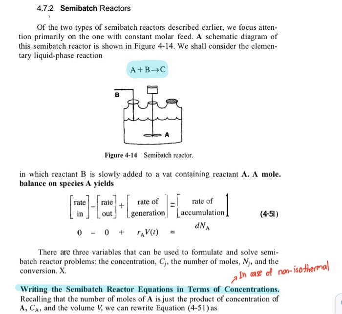 Solved i wanna know in case non isothermal by follow | Chegg.com