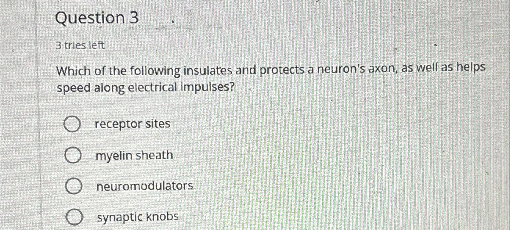 Solved Question 33 ﻿tries leftWhich of the following | Chegg.com