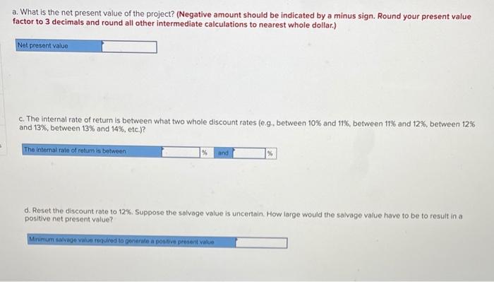 Solved Required information Chapter 12: Applying Excel: | Chegg.com