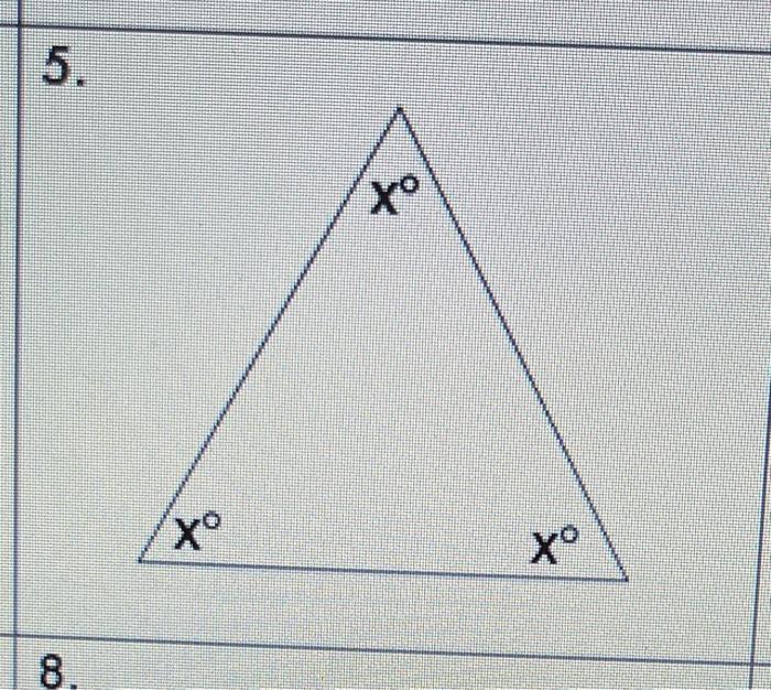 Solved ( Angles Triangle Sum Theorem) solve for x and the | Chegg.com