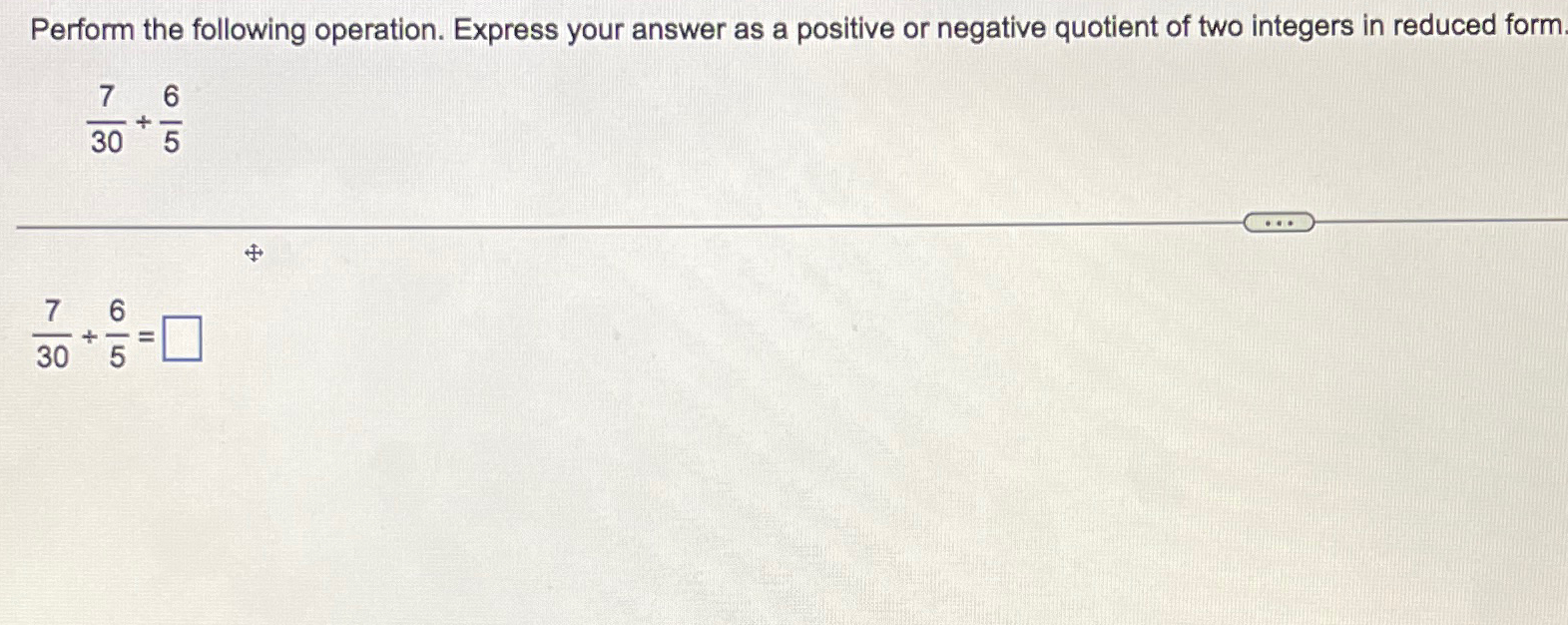 Solved Perform the following operation. Express your answer | Chegg.com