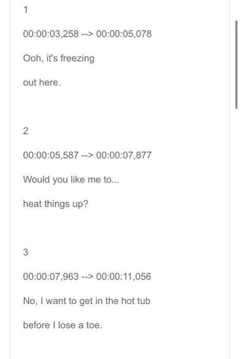 Solved Subtıtle Synchronization Write a C or C++ program | Chegg.com