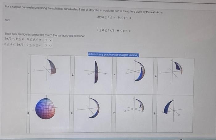 Solved For A Sphere Parameterized Using The Spherical