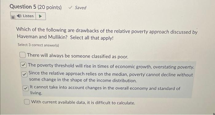 Solved The Official Poverty Measure is based on 3x the cost | Chegg.com