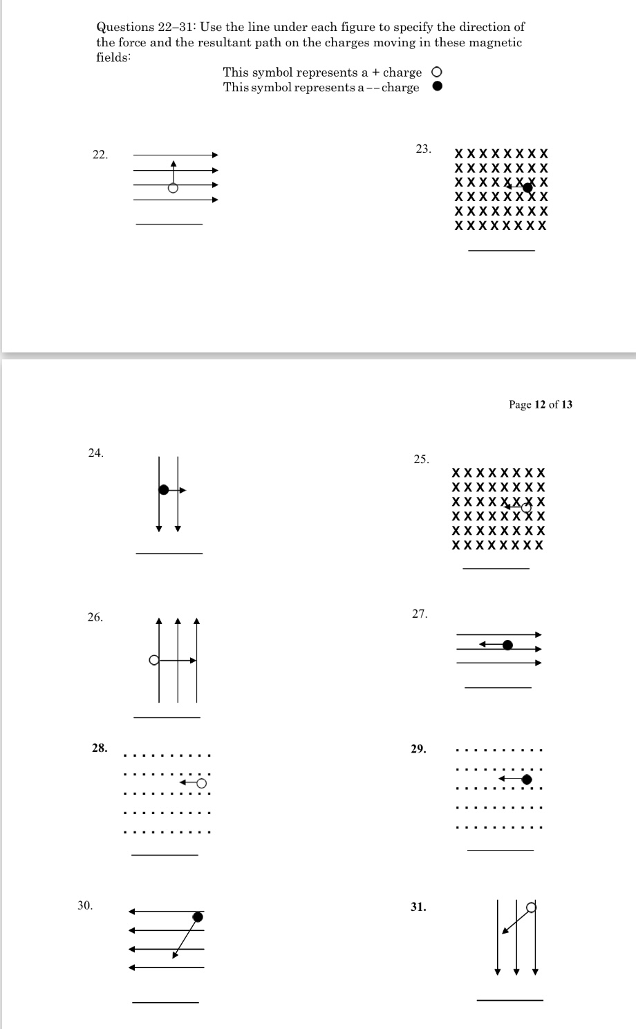Solved Questions 22-31: Use the line under each figure to | Chegg.com