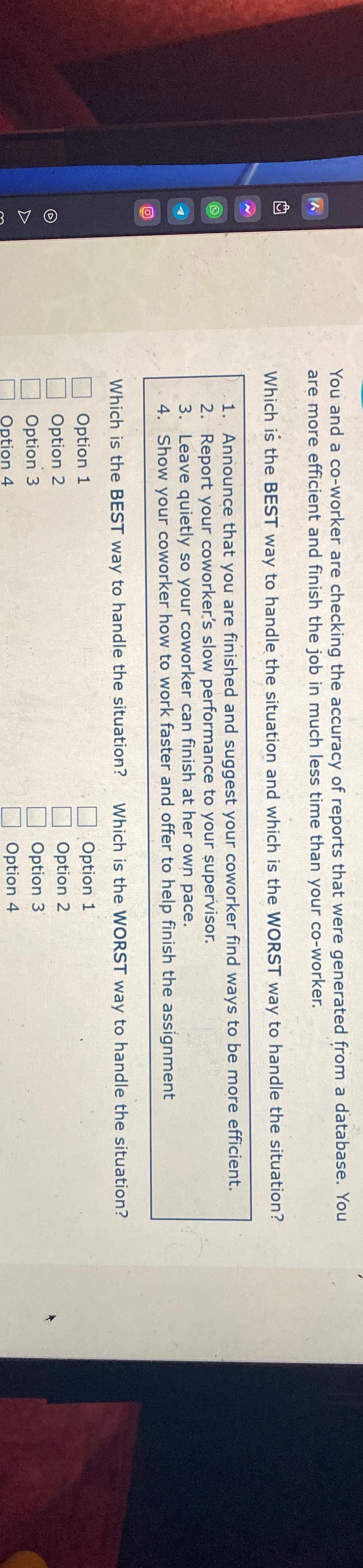Solved You and a co-worker are checking the accuracy of | Chegg.com