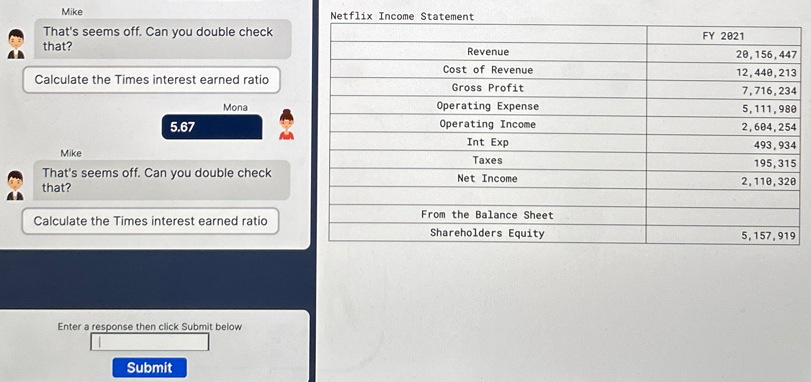 Solved MikeThat's seems off. Can you double check | Chegg.com
