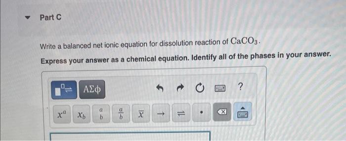 Solved Write a balanced net ionic equation for dissolution | Chegg.com