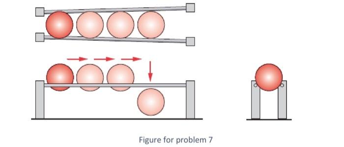 Solved A track to guide bowling balls is designed with two | Chegg.com