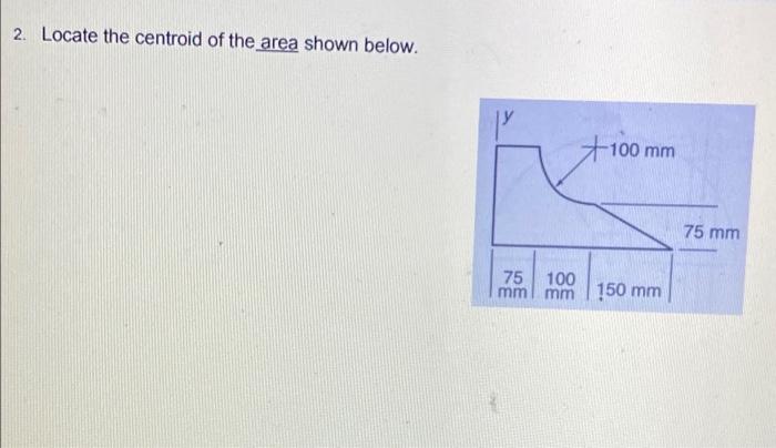 Solved 1. Locate the centroid of the channel cross sectional | Chegg.com