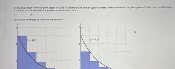Solved Unless specified, all approximating rectangles are | Chegg.com