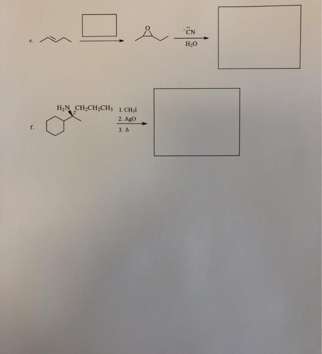 Solved 4. Provide the missing REACTANT, REAGENT(s), and | Chegg.com