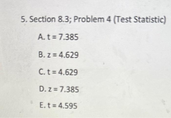Solved 4. Two methods were used to teach a high school | Chegg.com