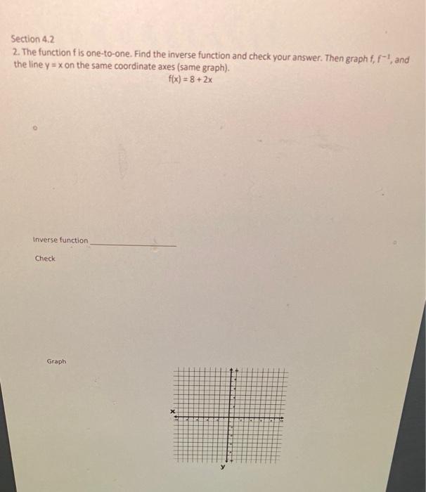 Solved Section 4 1 1 Consider The Given Functions F And